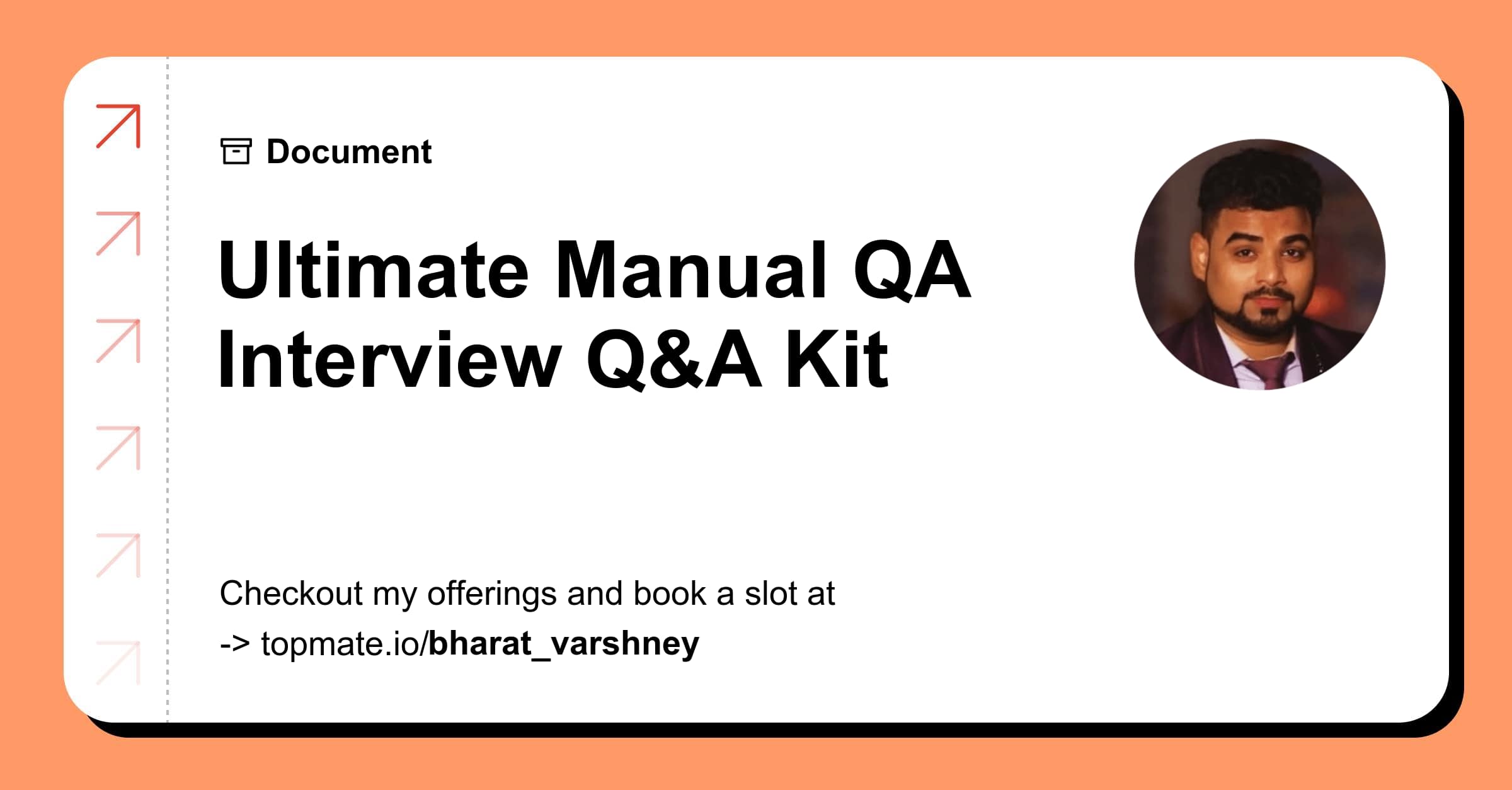 Ultimate Manual QA Interview Q&A Kit with Bharat Varshney